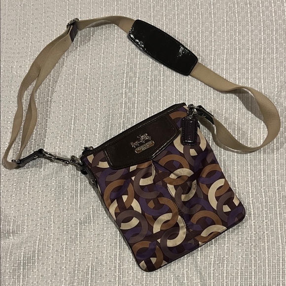 Coach | Bags | Coach Multicolor Crossbody Bag With Logo Design | Poshmark